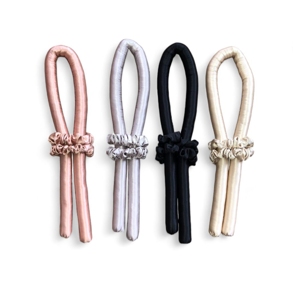Heatless Mulberry Silk Hair Roller - Brindy Silk